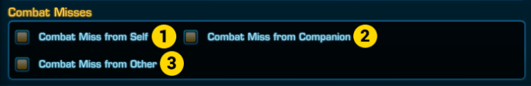 SWTOR Settings and Preferences Options