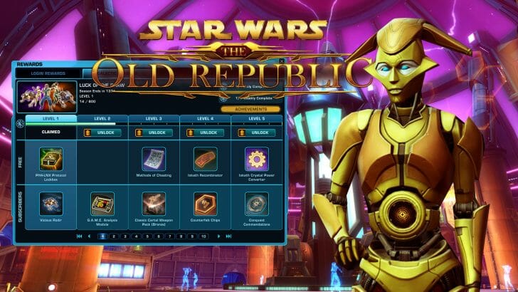 SWTOR Galactic Seasons Guide and Rewards – Season 3, 2022