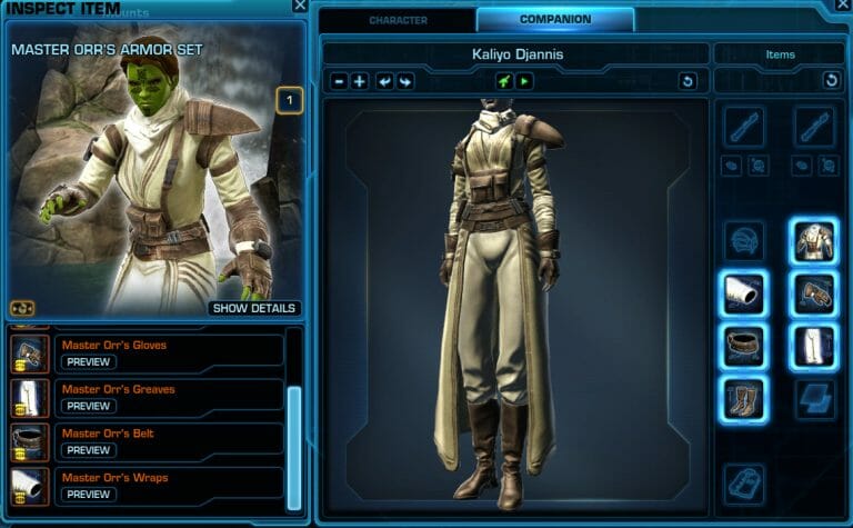 New Cartel Market items on the PTS! New weapons, Master Orr, Ri’kan ...