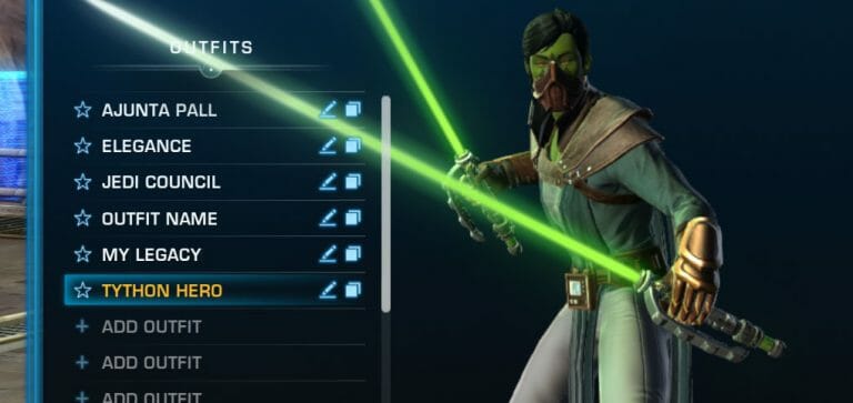 SWTOR Outfitter Guide