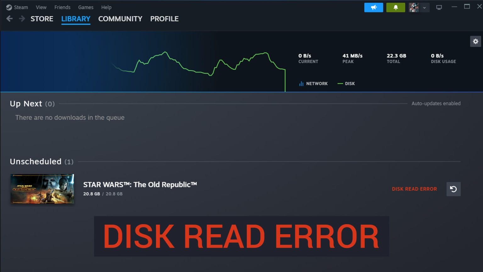 Steam Game “Disk Write Error” Fix Guide