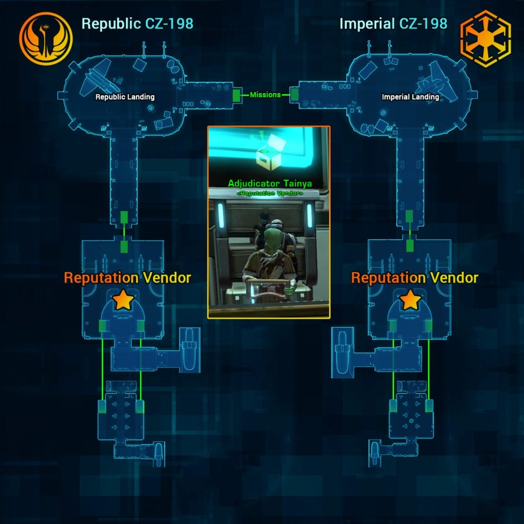 SWTOR CZ-198 Reputation and Daily Area Guide