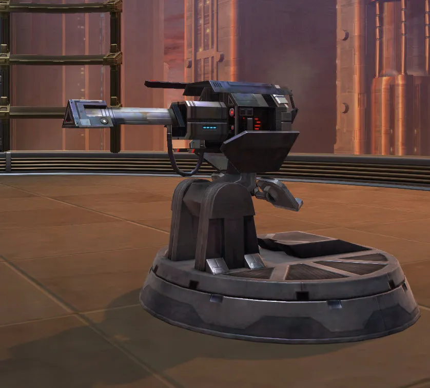 Manned Blaster Turret Decoration
