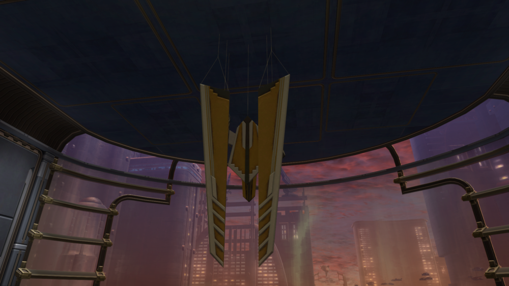 Zakuulan Hanging Crest Decoration | SWTOR Strongholds