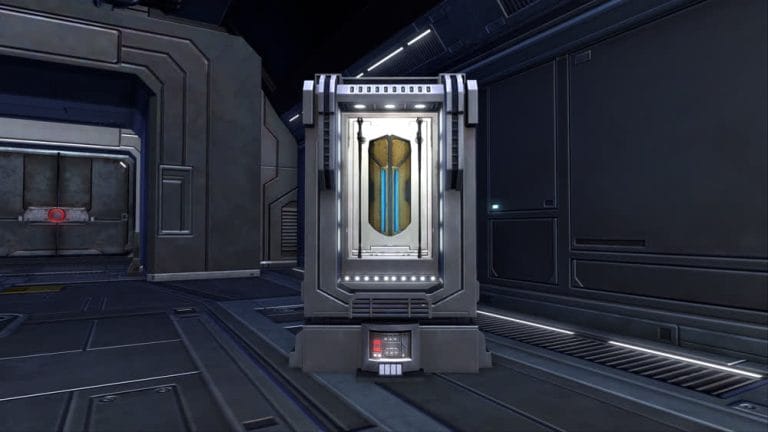 Zakuulan Shield and Staff Weapon Display Decoration