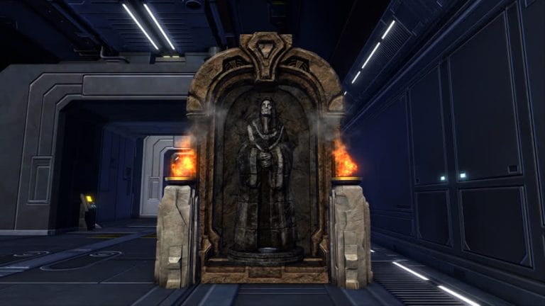 Torch Jedi Knight Shrine Decoration
