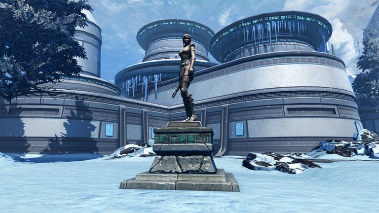 Commemorative Statue of Satele Shan Decoration