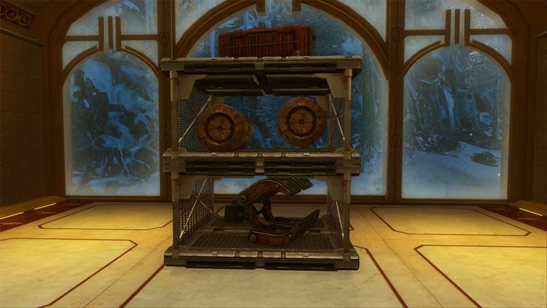 Heavy-Duty Construction Shelf Decoration