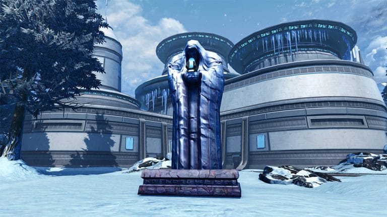 Sith Tomb Column Statue Decoration