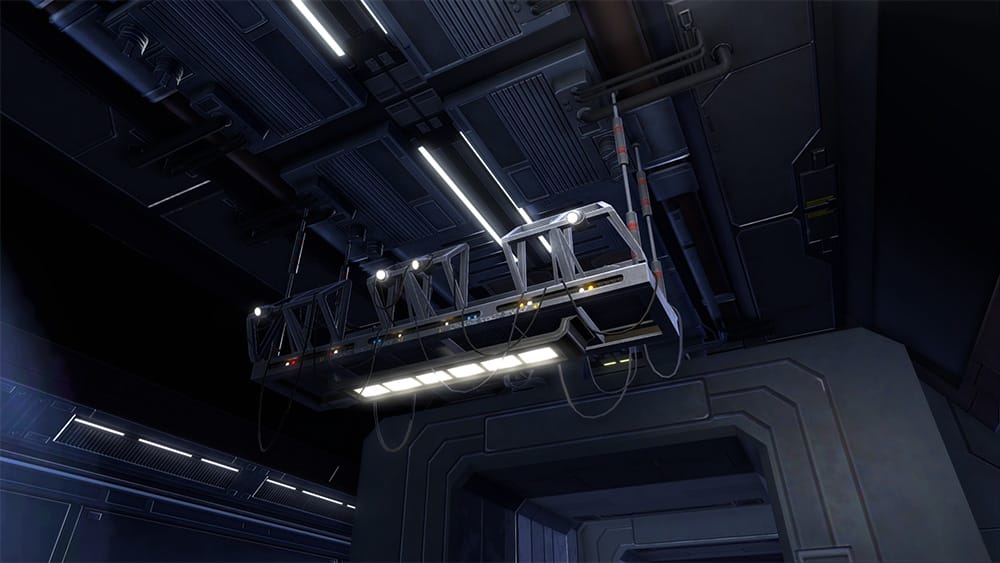 Hanging Scaffolding Light Decoration