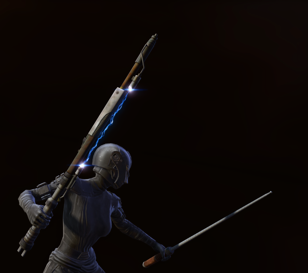 Fitted Gamorrean Fencing Vibrosword